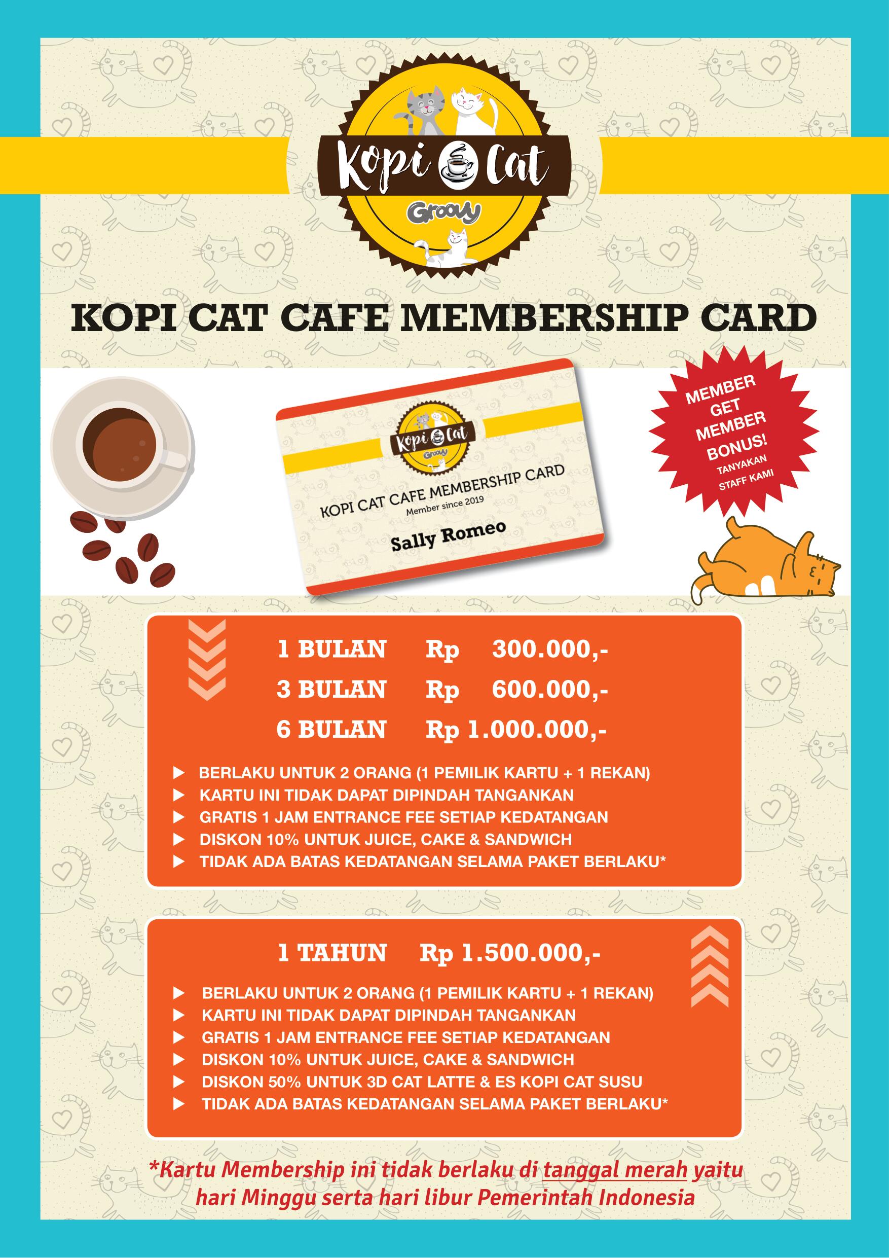 Membership - Kopi Cat Cafe